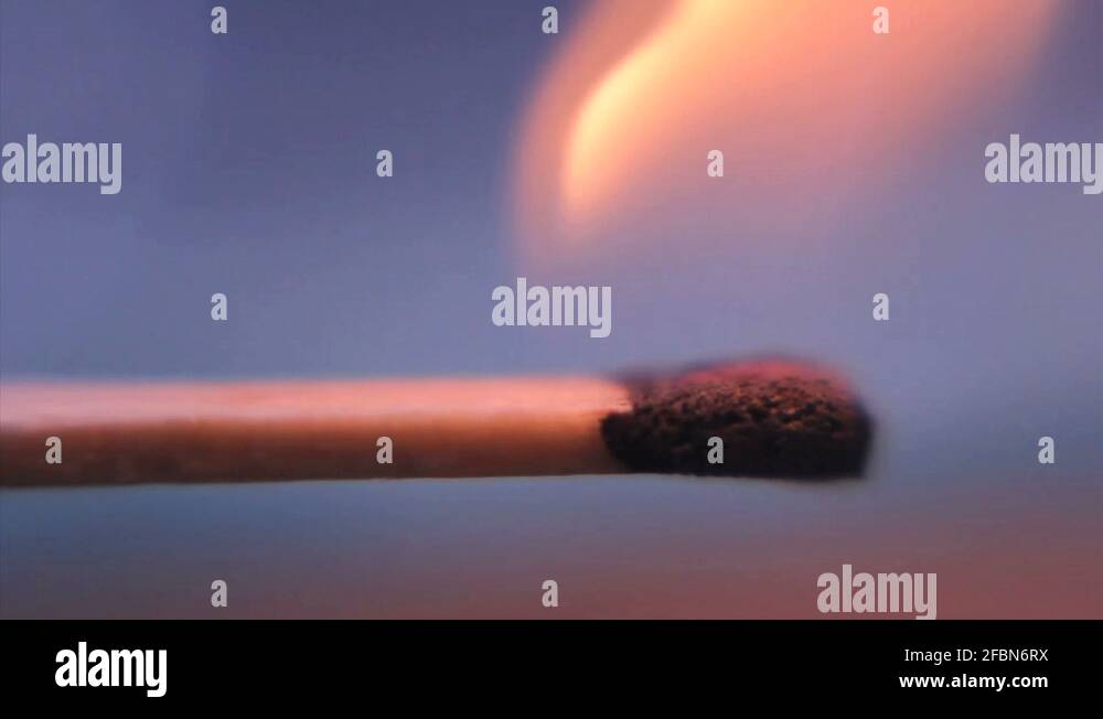 Matchstick fire, explosion, fire, danger Stock Video Footage - Alamy