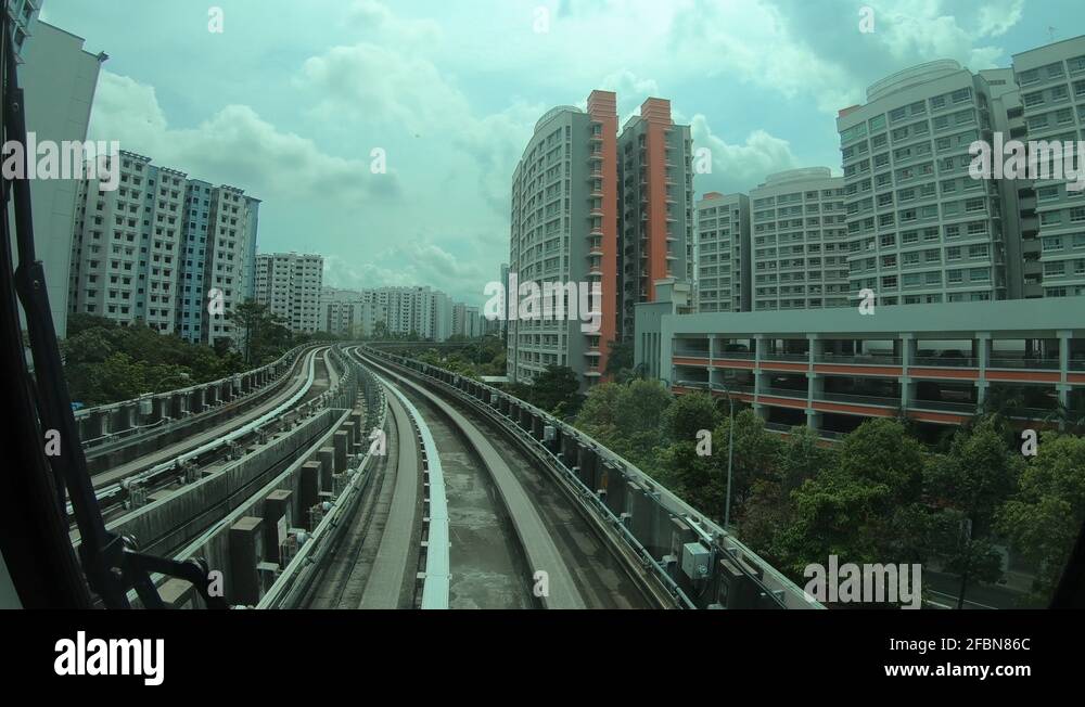 4k quality Footage of a Train,Subway,Metro Ride from top behind View ...