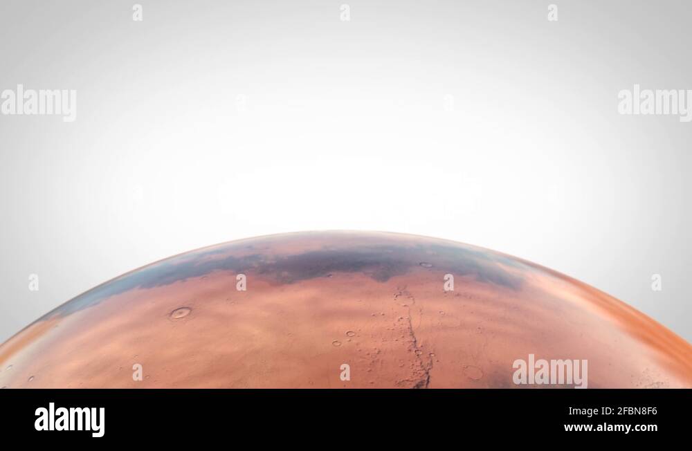 The Red Planet of Mars Represented as a Glossy Marble – Seamlessly ...