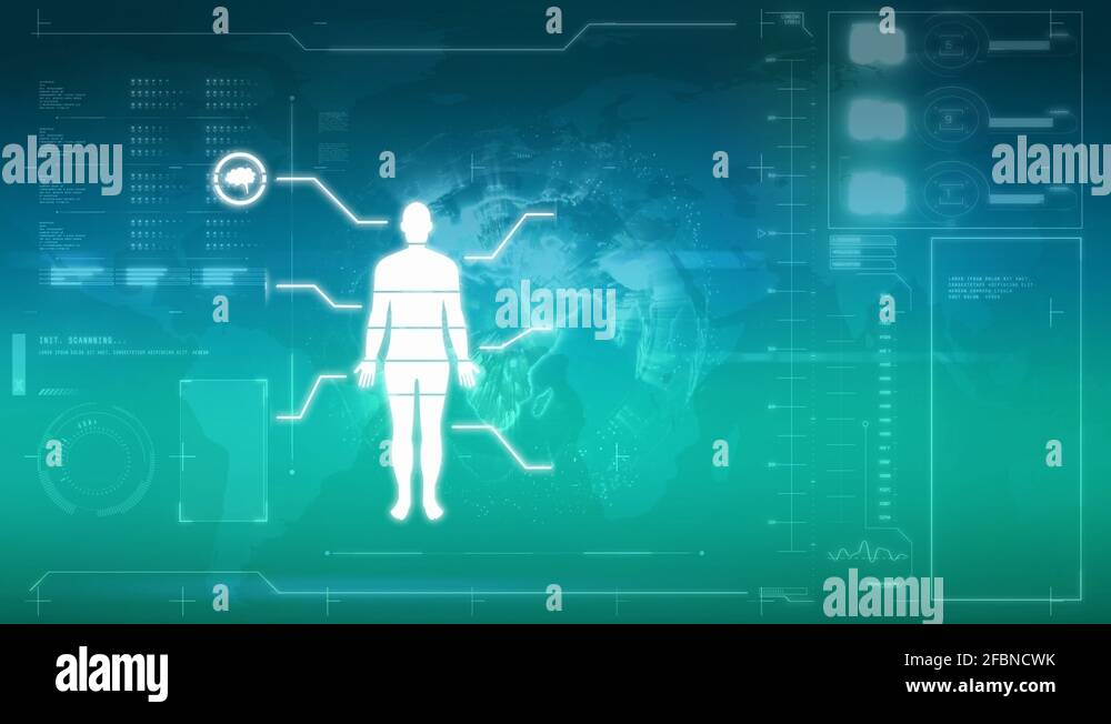 Medical computer illustration human body Stock Videos & Footage - HD ...