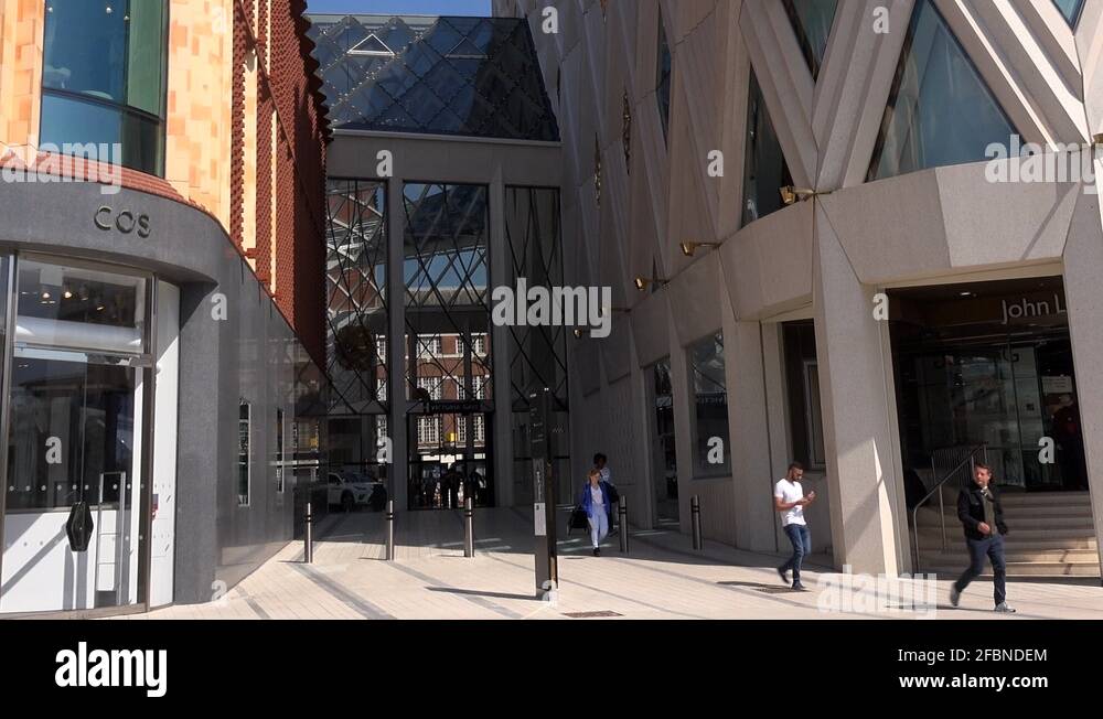 Leeds city centre modern and traditional architecture UK 4K Stock Video ...
