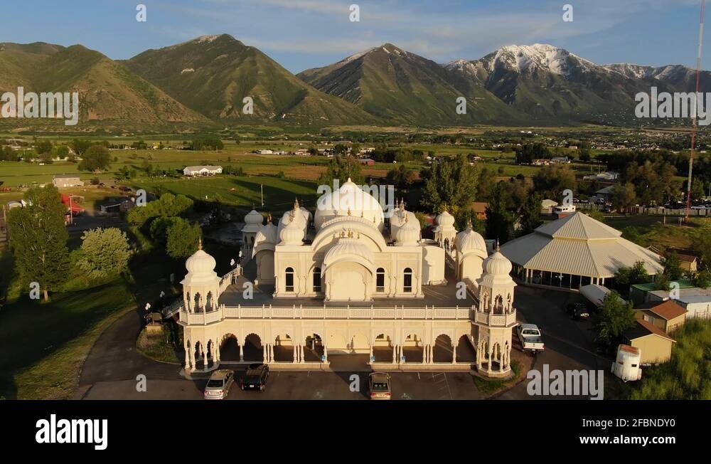 Sunset Colors Radha Krishna Temple Hare Krishna in Spanish Fork Utah ...