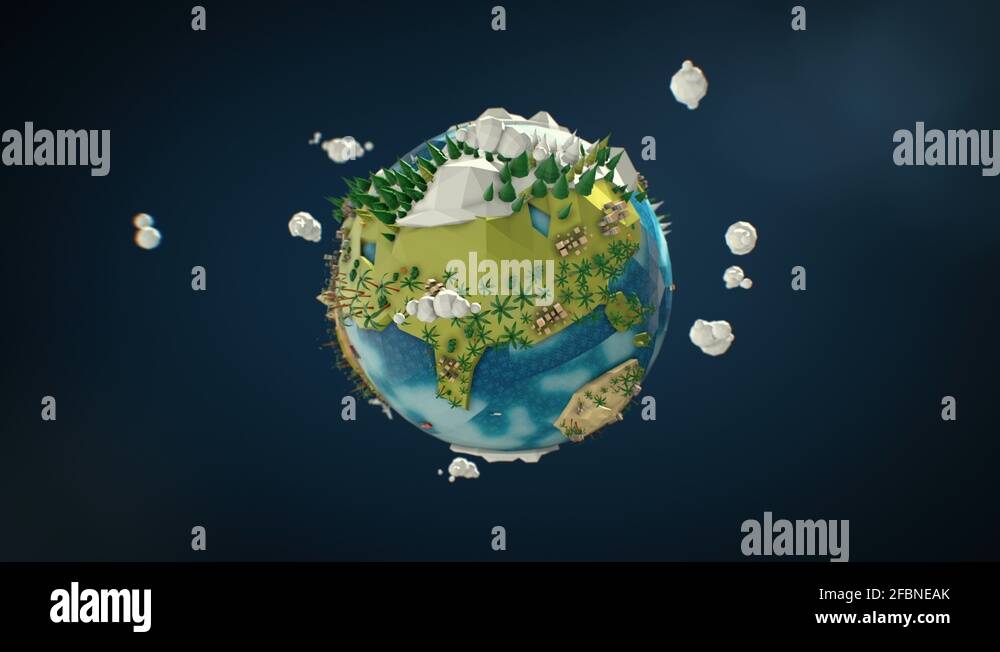 Earth rotation cartoon Stock Videos & Footage - HD and 4K Video Clips ...