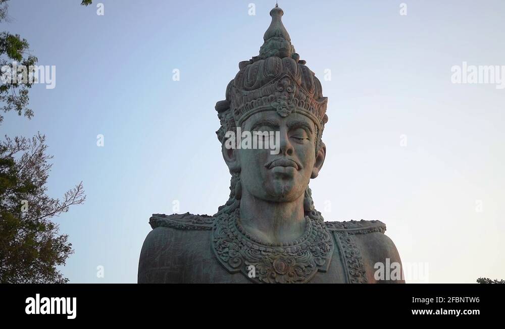 Oct 2018, Bali, Indonesia: Vishnu statue in Garuda Wisnu Kencana ...