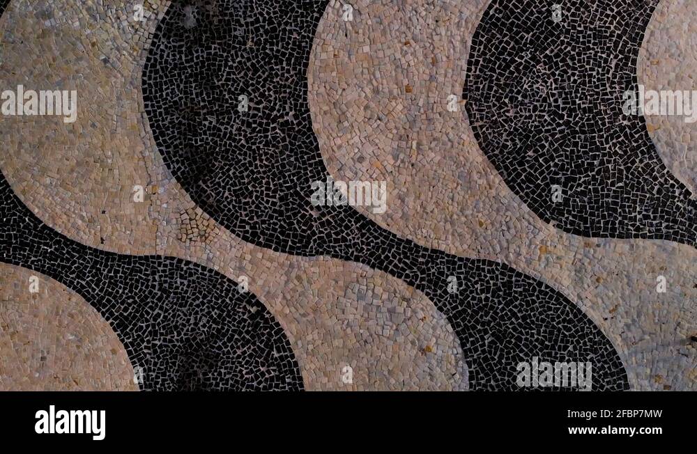 Wave pattern sidewalk copacabana beach Stock Videos & Footage - HD and ...