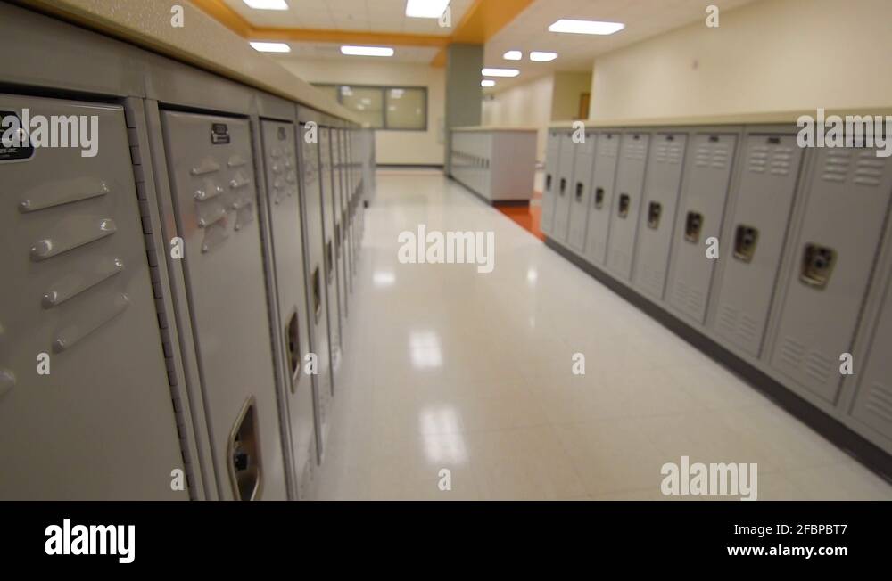 Lockers inside school building Stock Videos & Footage - HD and 4K Video ...