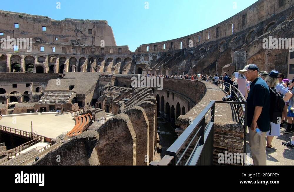 Inside the colosseum amphitheatre Stock Videos & Footage - HD and 4K ...