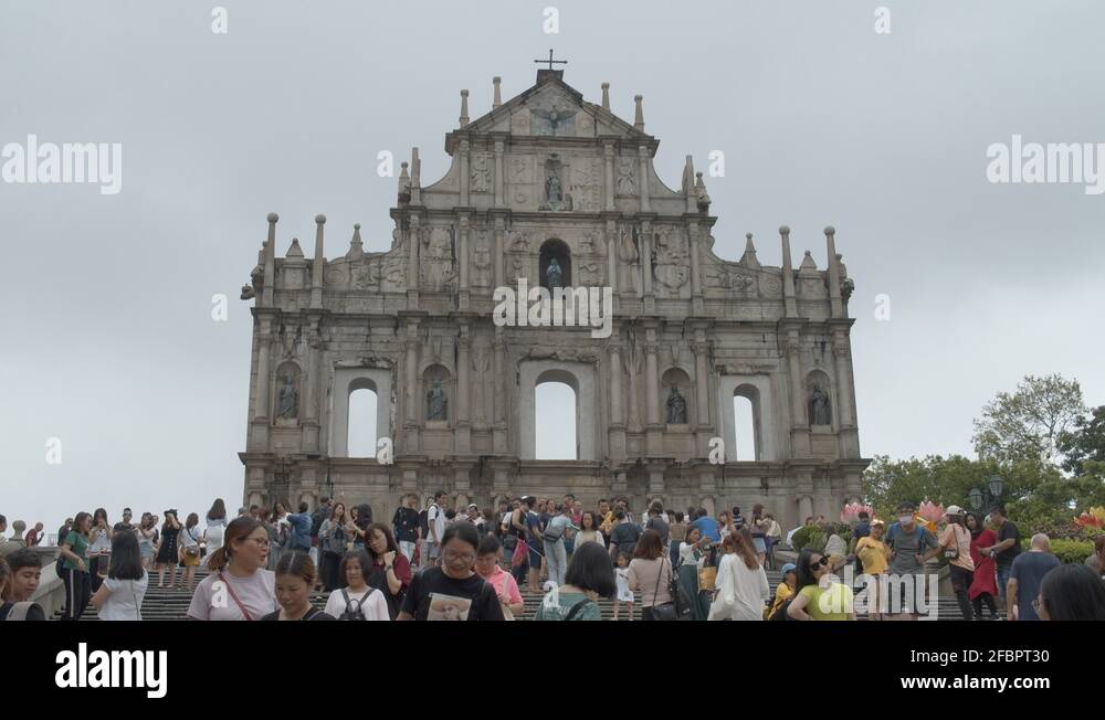 Macao cathedral wall ruins Stock Videos & Footage - HD and 4K Video ...