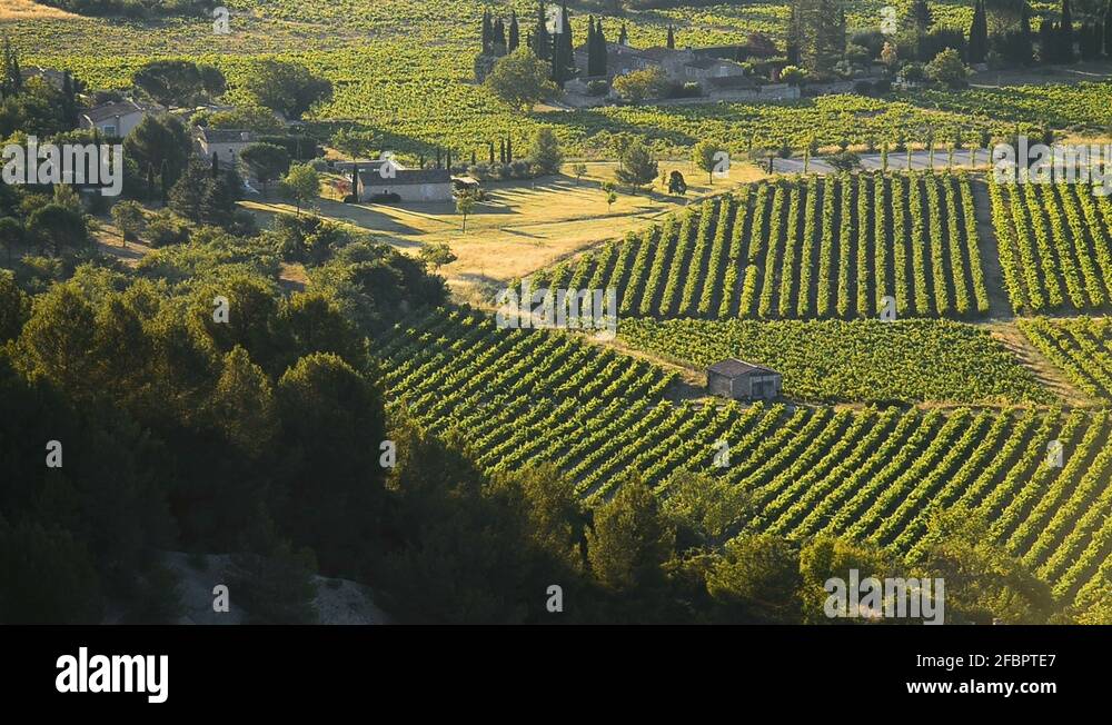 Landscape near of the village Gordes, Provence, Luberon, France, Europe ...