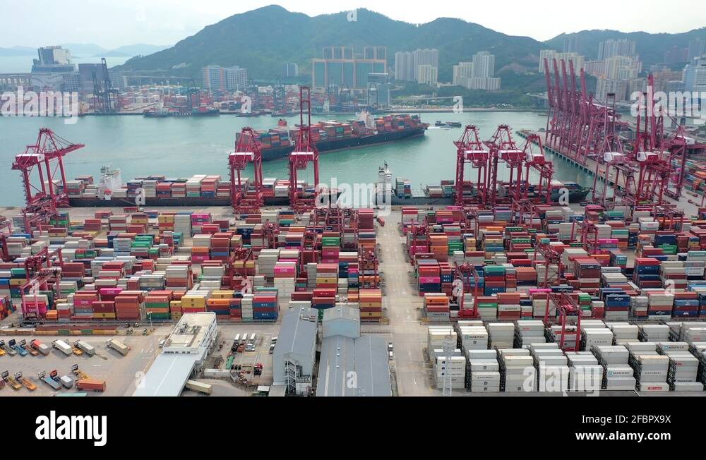 Kwai chung container terminal Stock Videos & Footage - HD and 4K Video ...