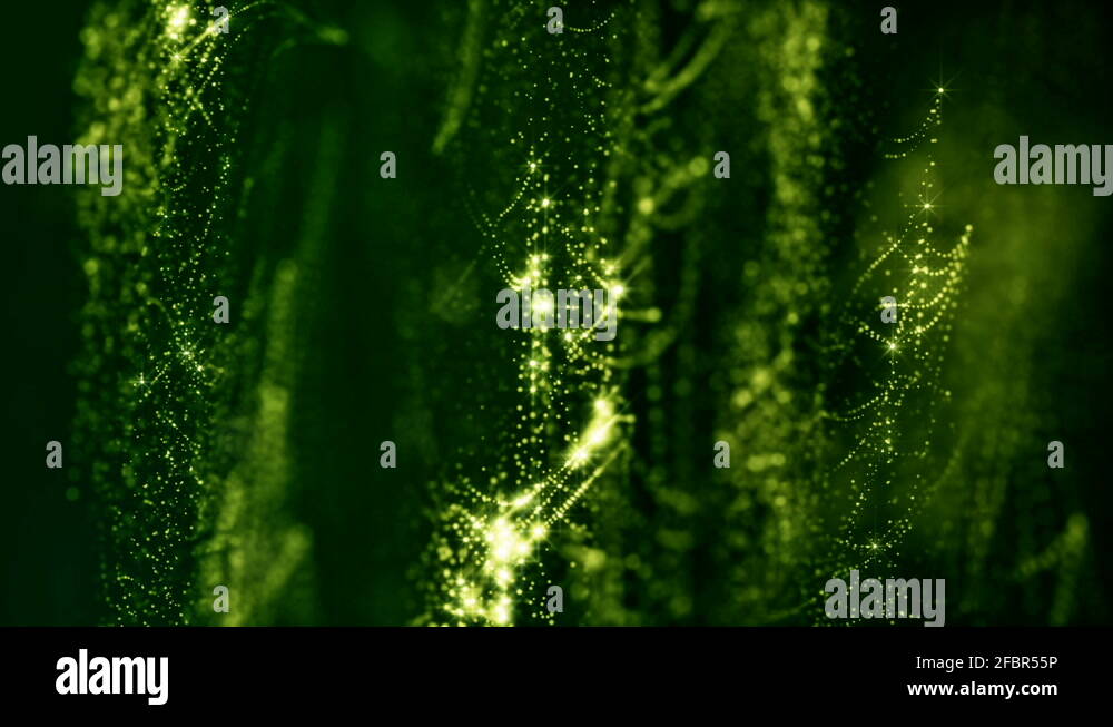 Microworld or nano technology green background. Seamless looped ...
