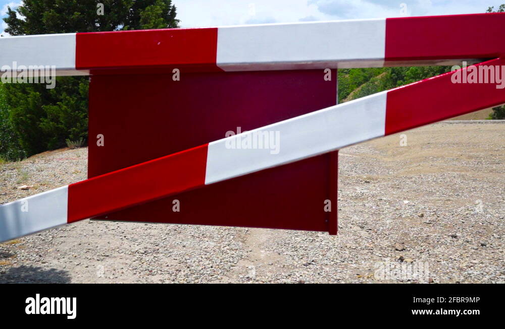 Manual swing barrier gate Stock Videos & Footage - HD and 4K Video ...