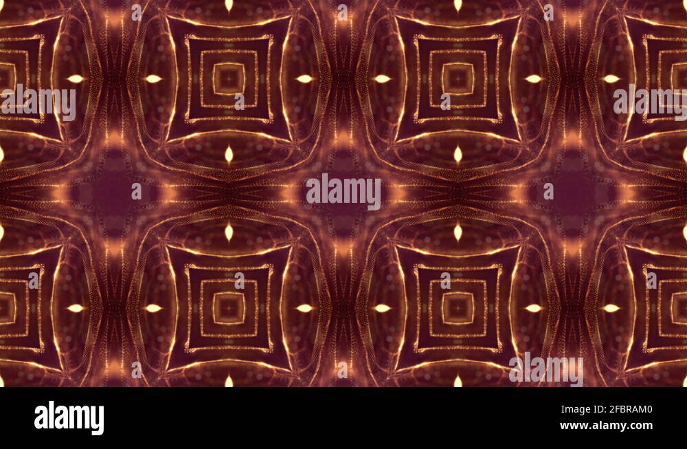 Microworld or nano technology golden background. Seamless looped ...