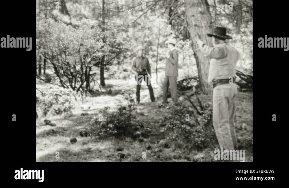 1950s: UNITED STATES: cowboys capture men. Cowboy on horse Stock Video ...