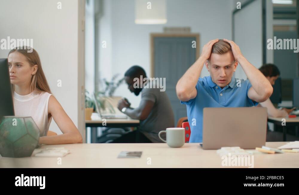 Student stress computer paper Stock Videos & Footage - HD and 4K Video ...