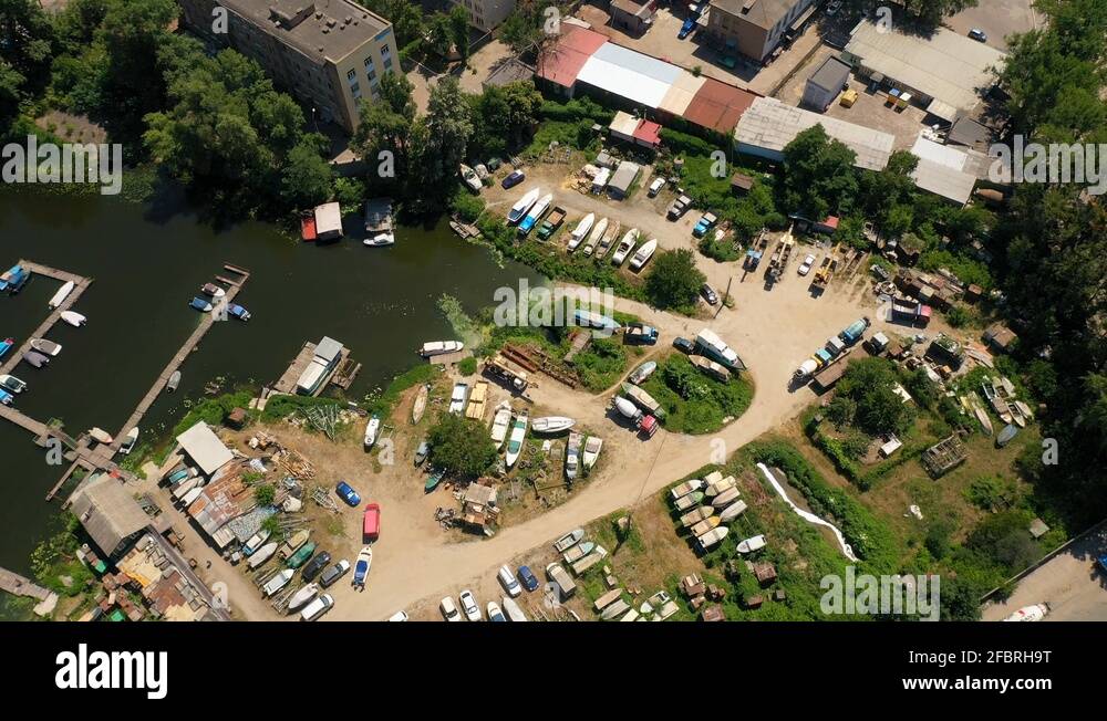 Old wrecked boat from above Stock Videos & Footage - HD and 4K Video ...