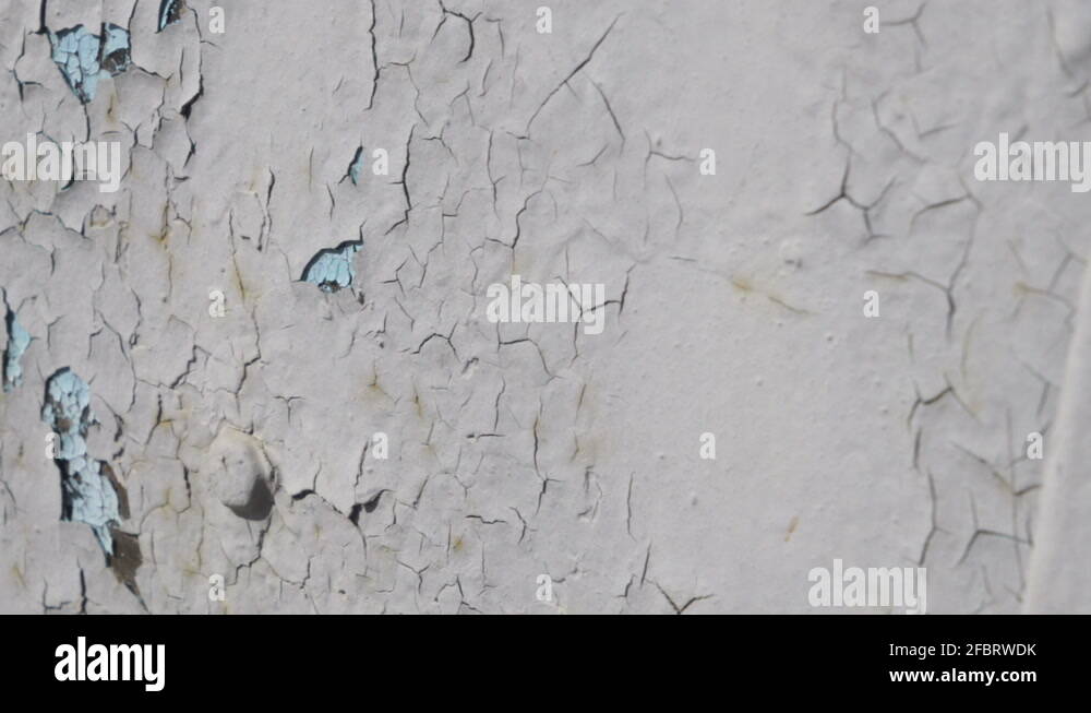 Locked padlock on rusty metal door. Steel lock on gate with cracked ...