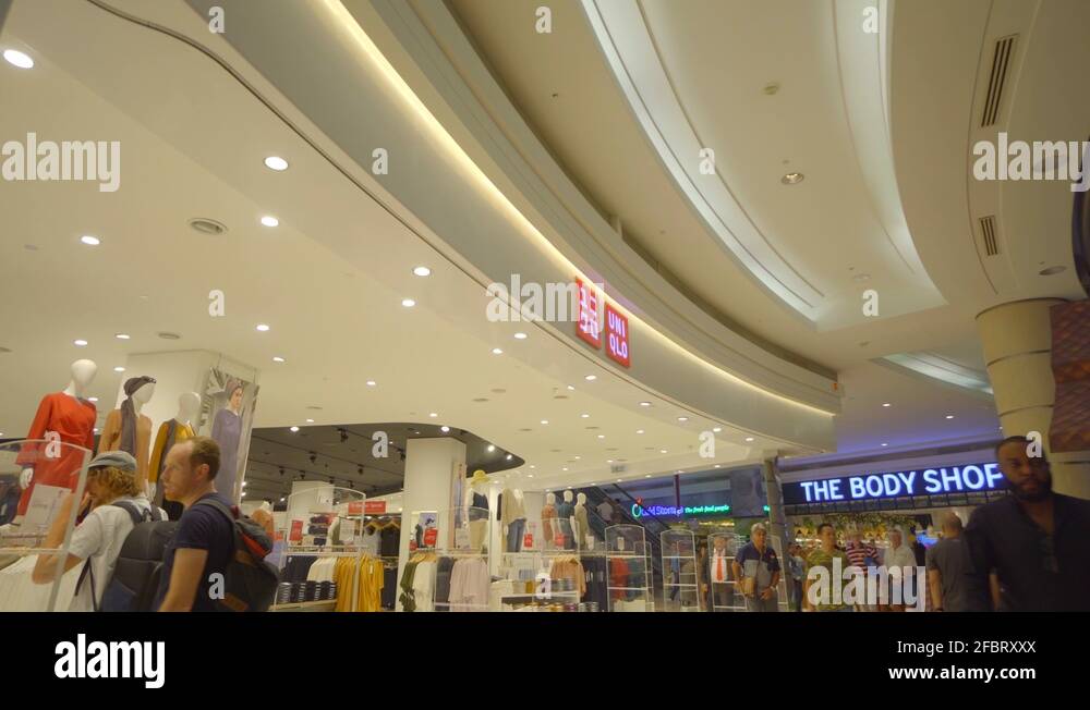 Shopping mall, interior view of Petronas Twin Towers. Kuala Lumpur ...