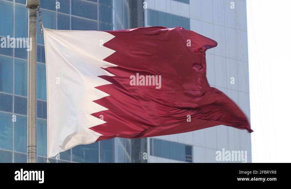 Qatar flag Stock Videos & Footage - HD and 4K Video Clips - Alamy