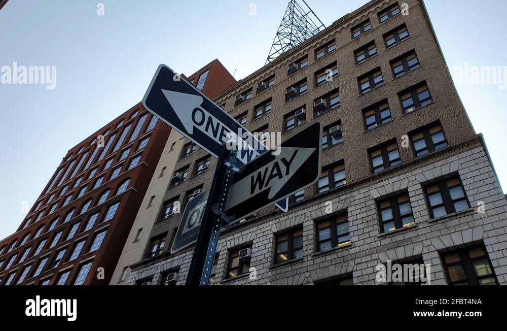 One way system traffic sign Stock Videos & Footage - HD and 4K Video ...