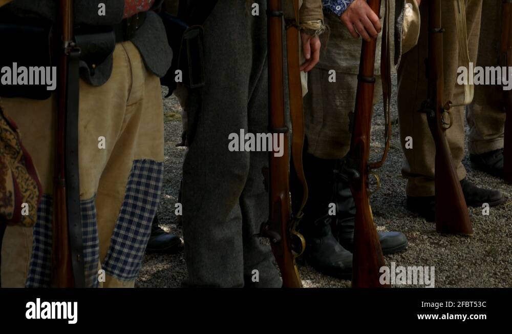 Confederate infantry uniform Stock Videos & Footage - HD and 4K Video ...
