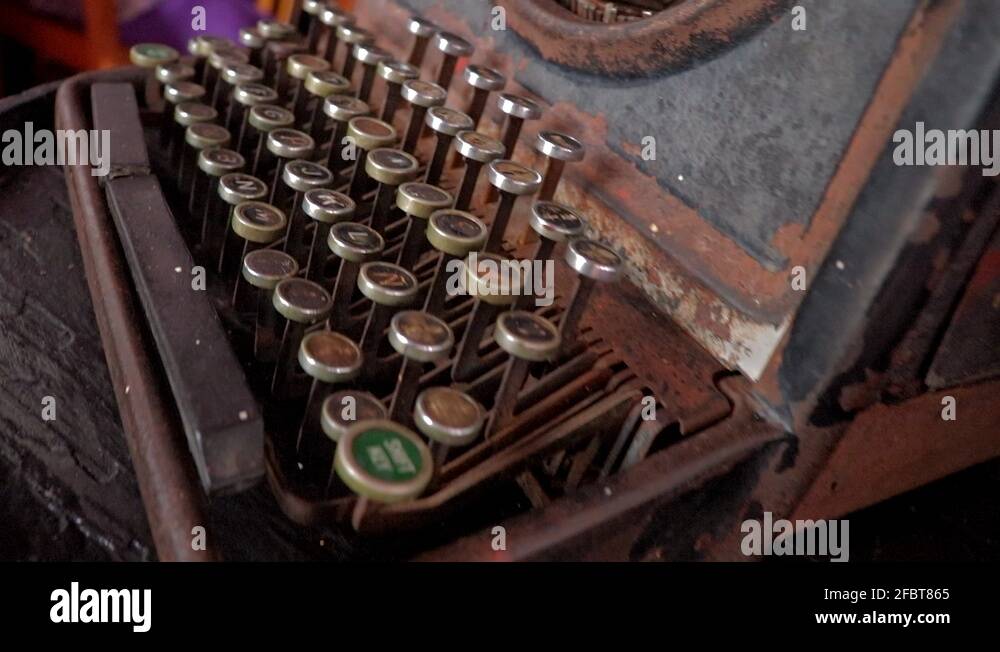Vintage cash register machine. Old, rusty and beautiful. Found in ...