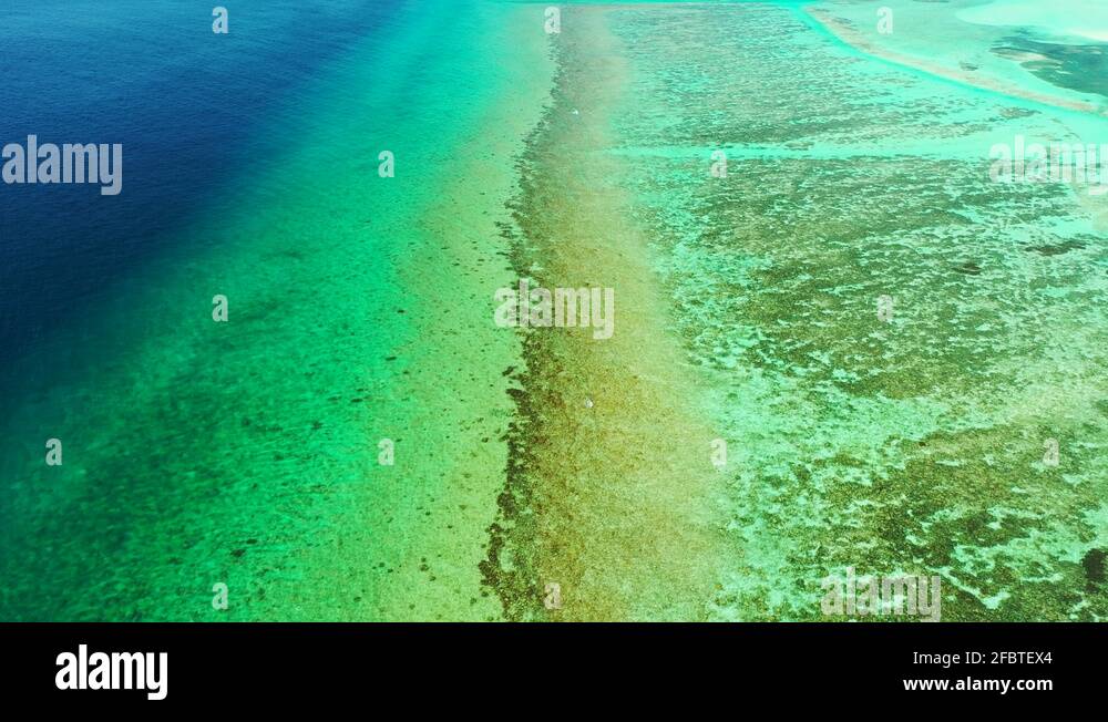 Blue, green, aqua, azure and all shades of colors in the amazing waters ...