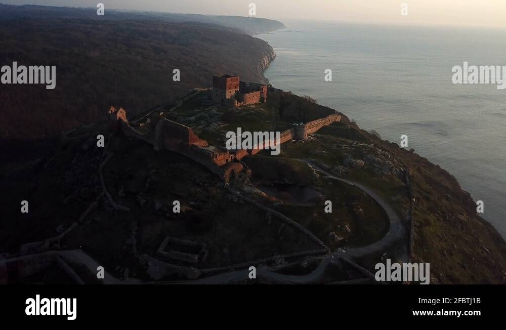 Hammershus castle ruins Stock Videos & Footage - HD and 4K Video Clips ...