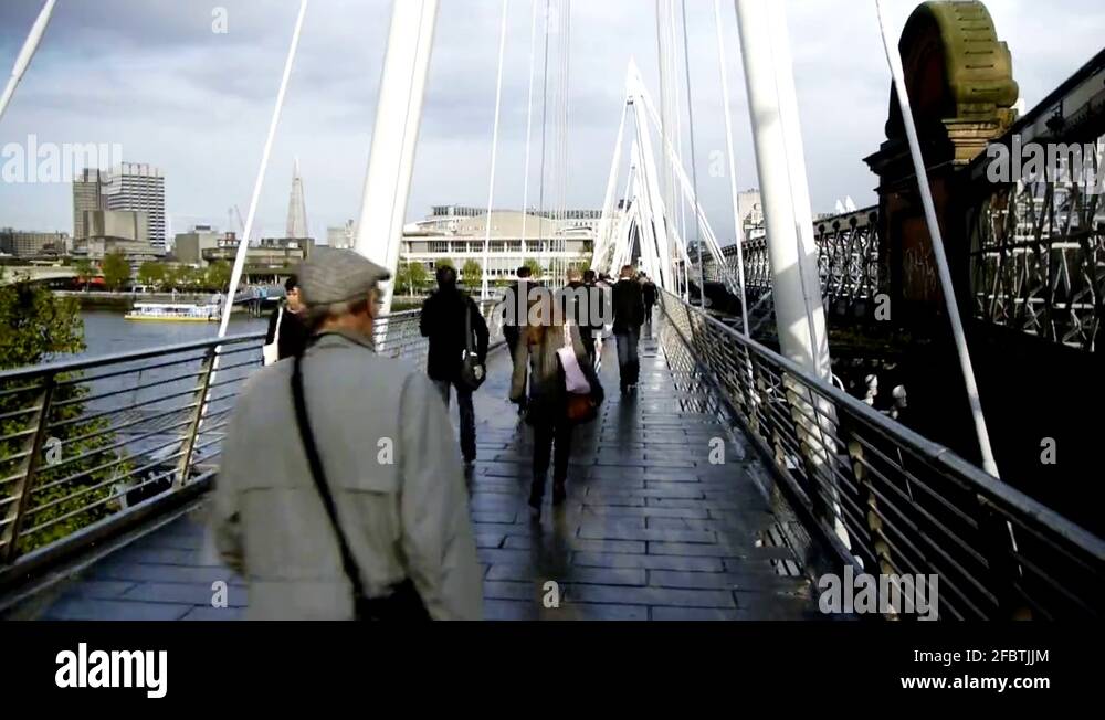 Pedestrian bridge walkway Stock Videos & Footage - HD and 4K Video ...