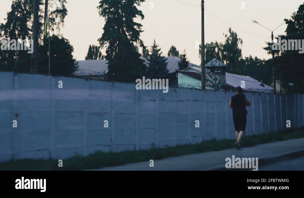 Poor districts of the city of Kiev. Ukraine Stock Video Footage - Alamy