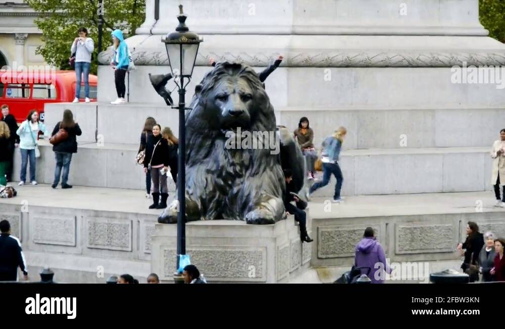 Lion of trafalgar square Stock Videos & Footage - HD and 4K Video Clips ...