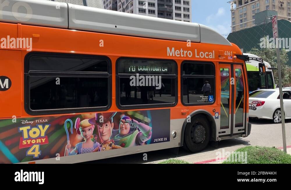 A Metro City Bus in transit servicing passengers in the greater ...