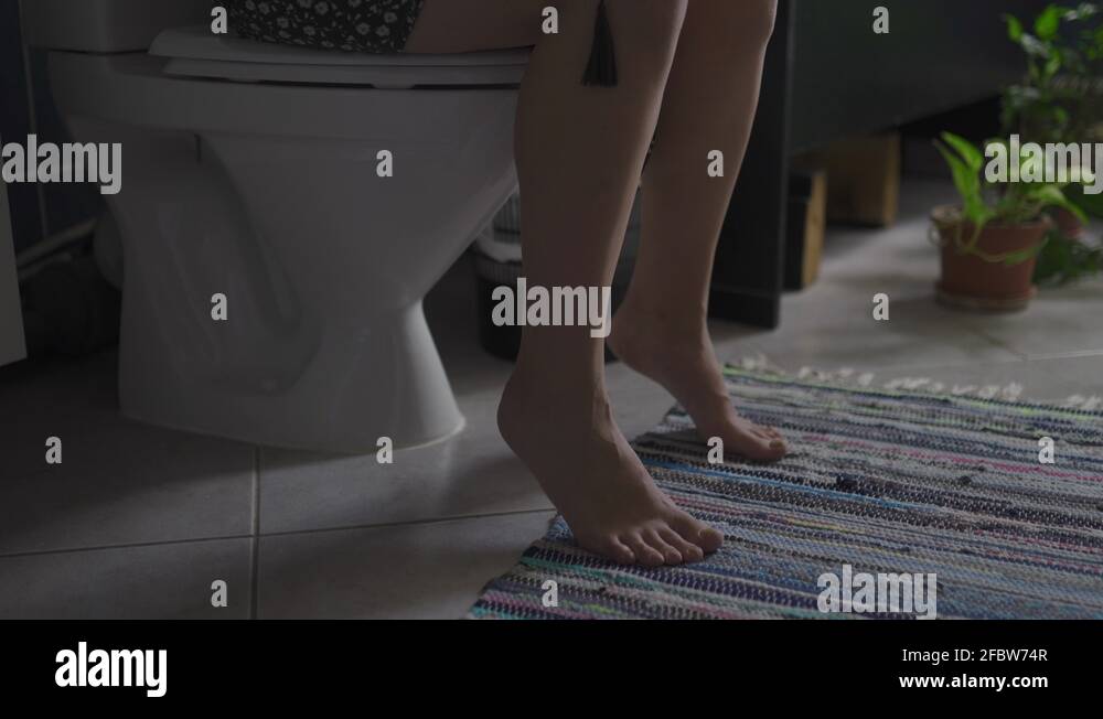 Woman sitting on toilet happy Stock Videos & Footage - HD and 4K Video ...