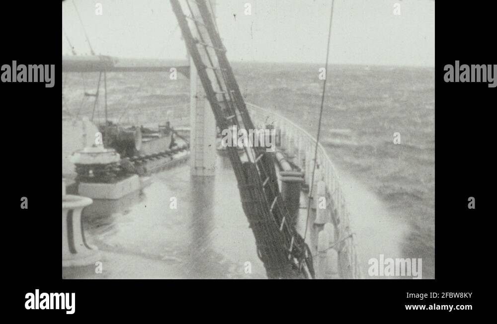 Sailing ship breaking waves Stock Videos & Footage - HD and 4K Video ...