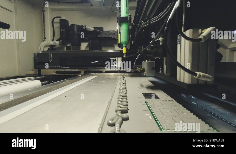 MPM Machine PCB Solder Paste Printing Process for Surface Mount ...
