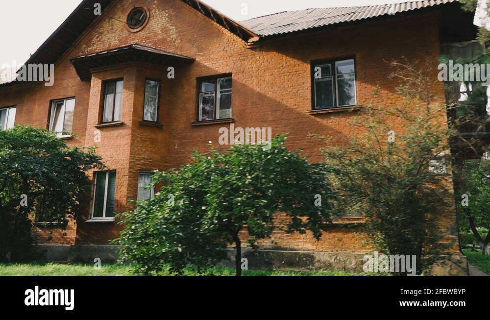 Poor districts of the city of Kiev. Ukraine Stock Video Footage - Alamy