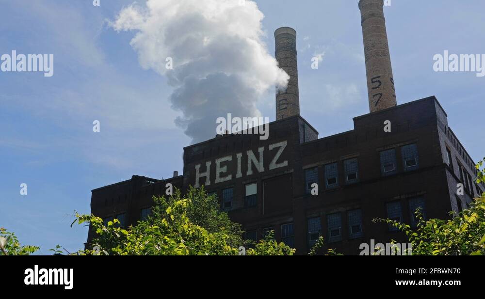 Low Angle Establishing Shot of Heinz Factory Stock Video Footage - Alamy