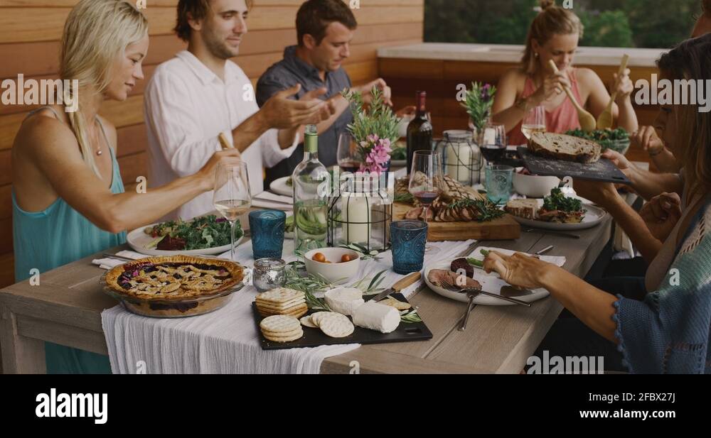 Let's eat! Stock Video Footage - Alamy