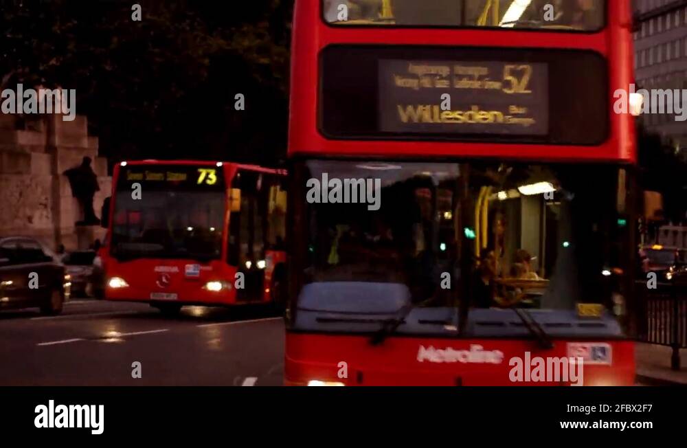 London buses red buses Stock Videos & Footage - HD and 4K Video Clips ...
