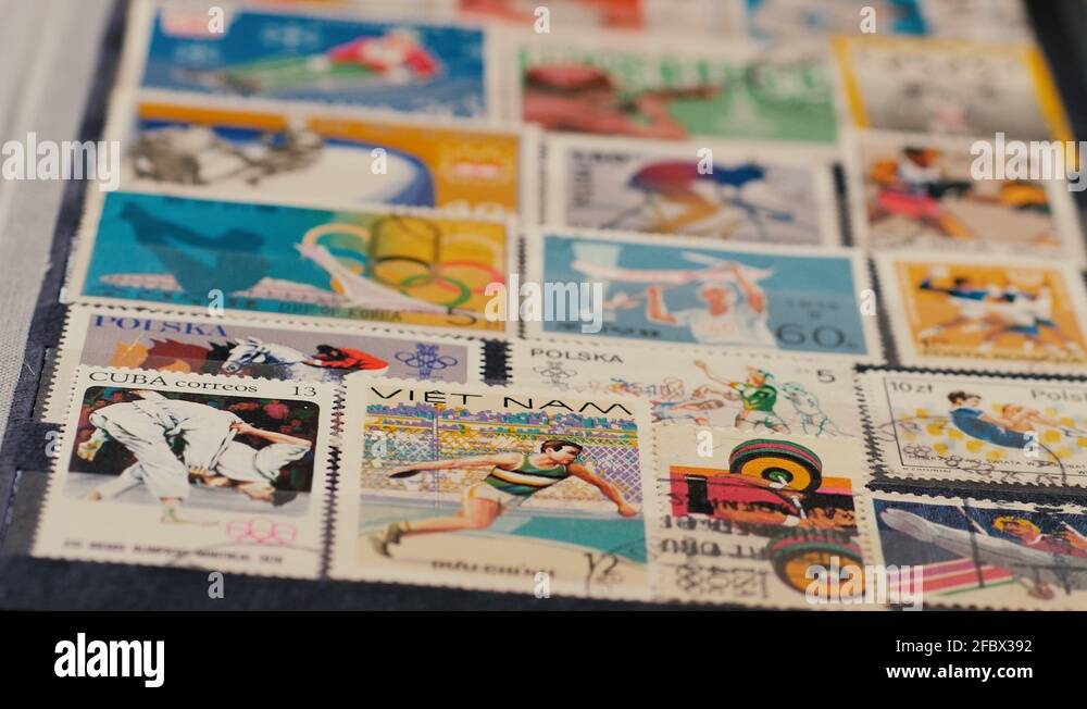 Stamp collecting philately Stock Videos & Footage - HD and 4K Video ...