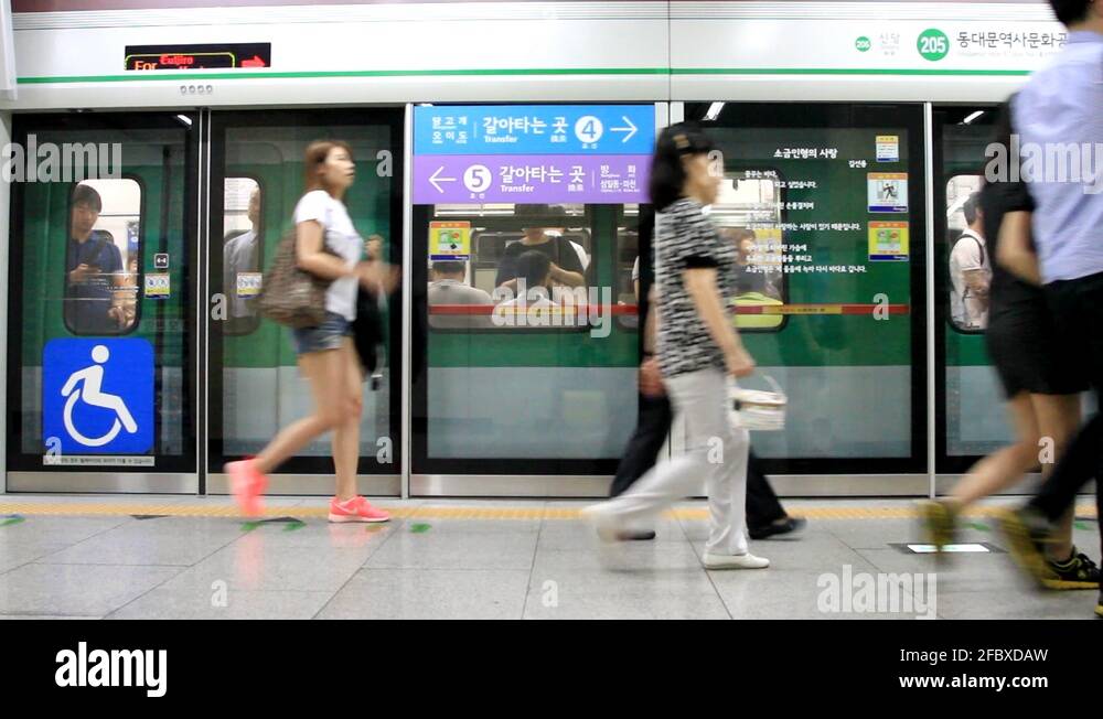 Seoul underground station Stock Videos & Footage - HD and 4K Video ...