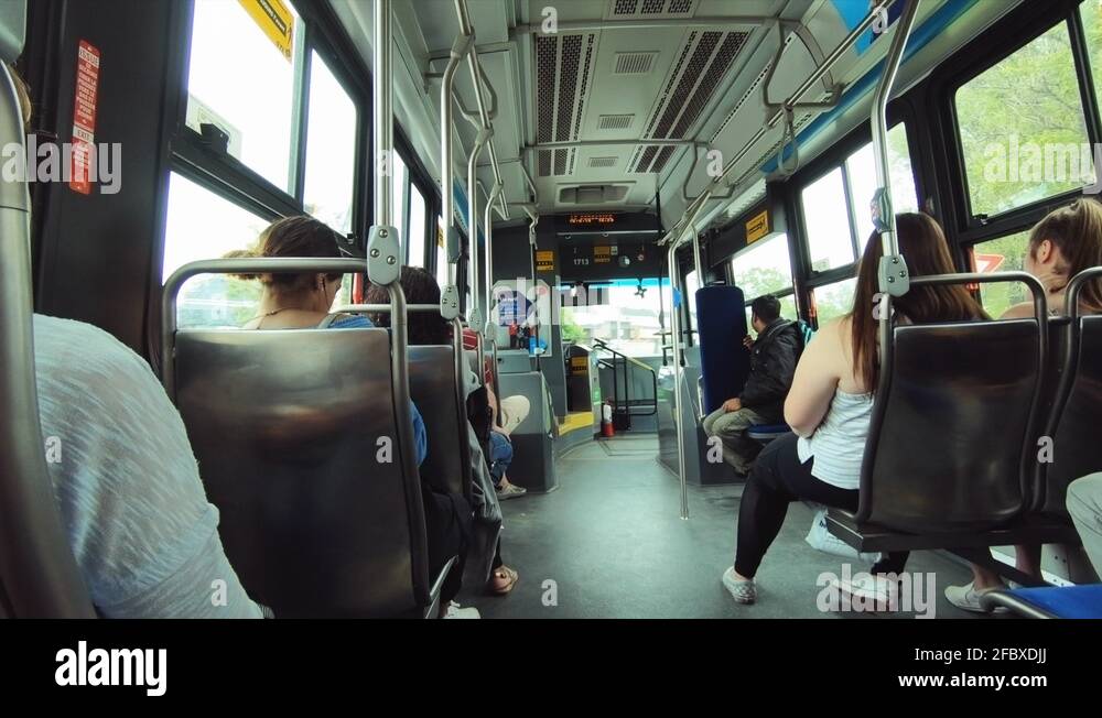 Inside city bus Stock Videos & Footage - HD and 4K Video Clips - Alamy