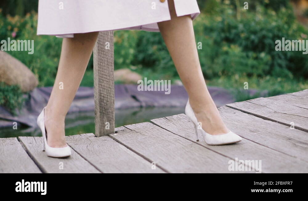 Body parts. Parts of a female body dressed in a female dress Stock ...