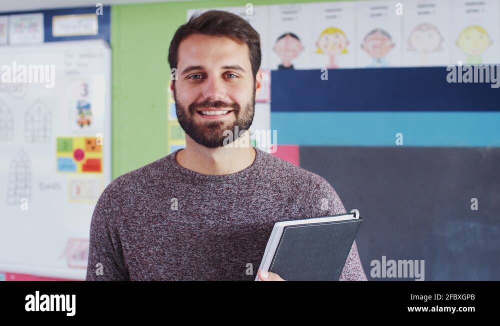 Male teacher elementary classroom Stock Videos & Footage - HD and 4K ...