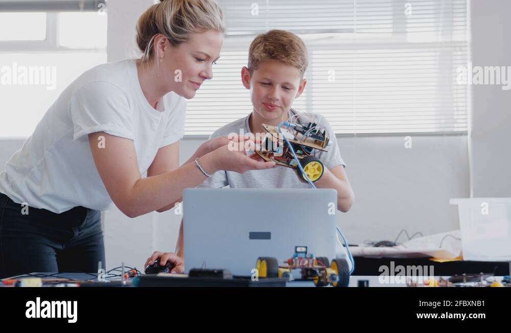 Student learning coding in school Stock Videos & Footage - HD and 4K ...