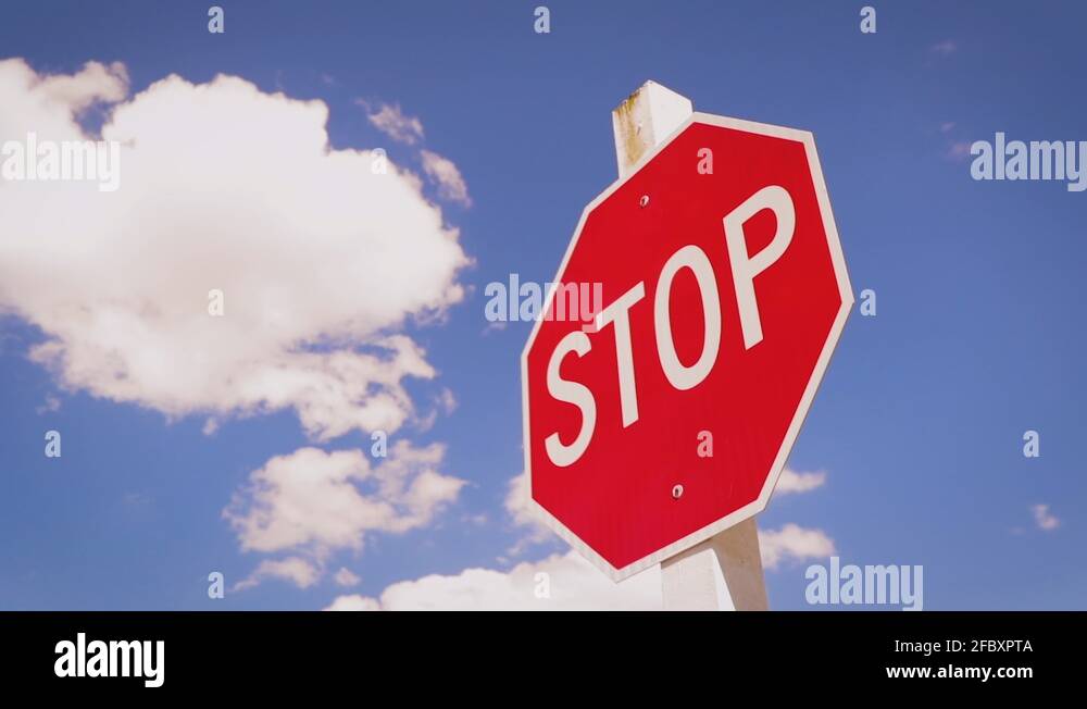 Stop sign red octagon Stock Videos & Footage - HD and 4K Video Clips ...