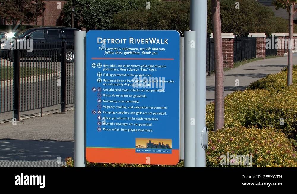 Detroit riverwalk Stock Videos & Footage - HD and 4K Video Clips - Alamy