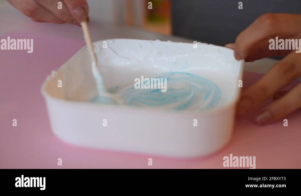 Child making slime Stock Videos & Footage - HD and 4K Video Clips - Alamy
