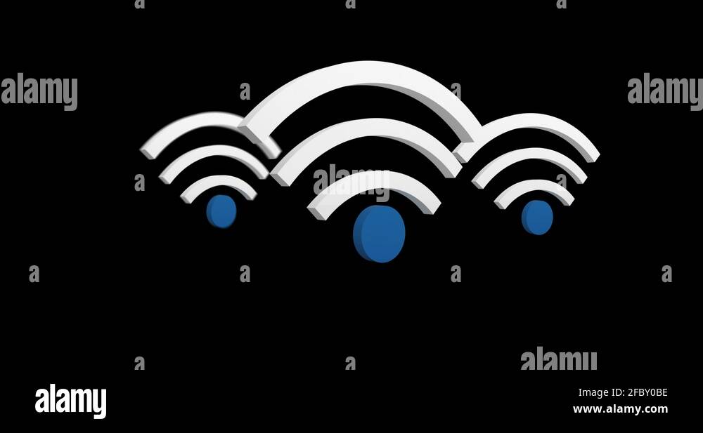 Wifi symbols 4k Stock Video Footage - Alamy