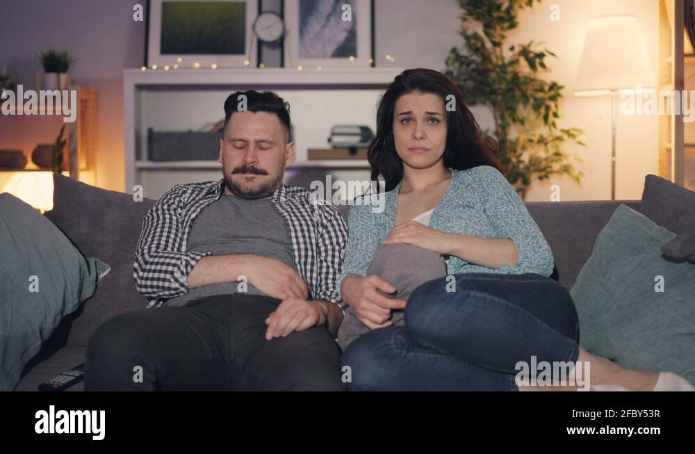 Woman watching husband sad Stock Videos & Footage - HD and 4K Video ...